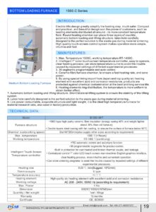 1500.C Bottom Loading Furnace