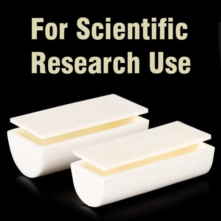 Half Round High Purity Alumina (Al2O3) Boat Crucibles with Covers