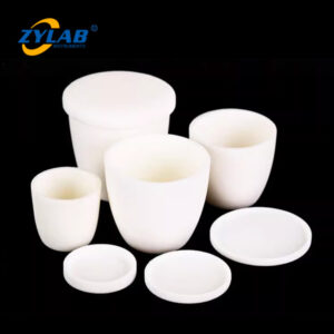 Alumina Crucible With Lid, Arc, High Purity - ZYLAB